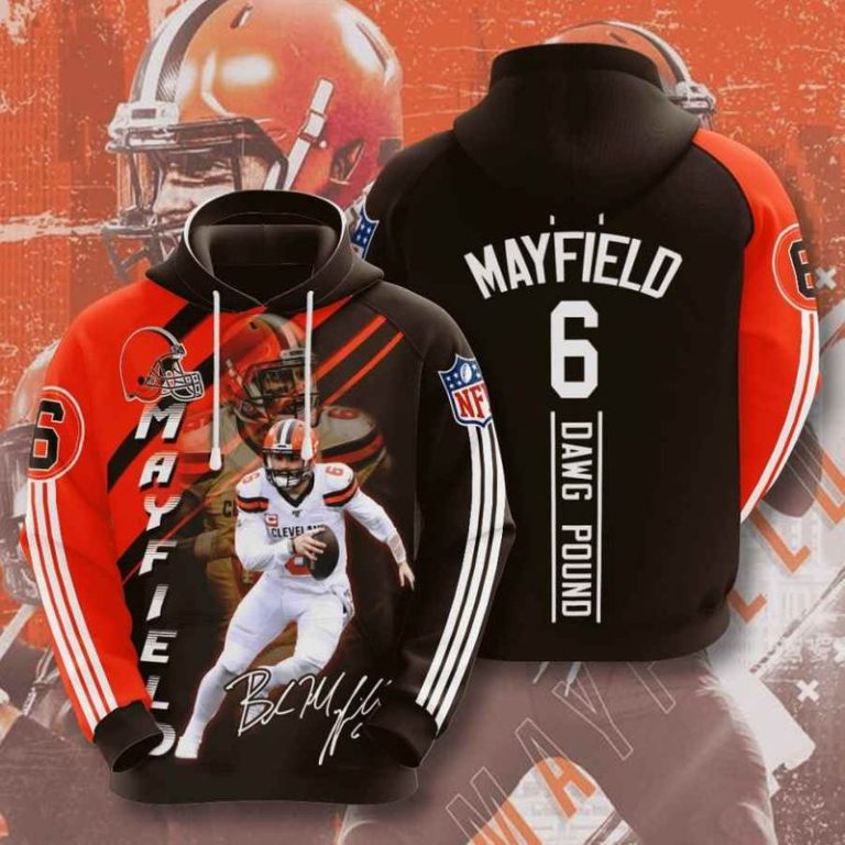Personalized Cleveland Browns NFL Custom Your Number Bomber Jacket - T ...