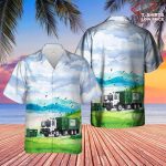 Waste Management Garbage Truck Hawaiian Shirt - T-shirts Low Price