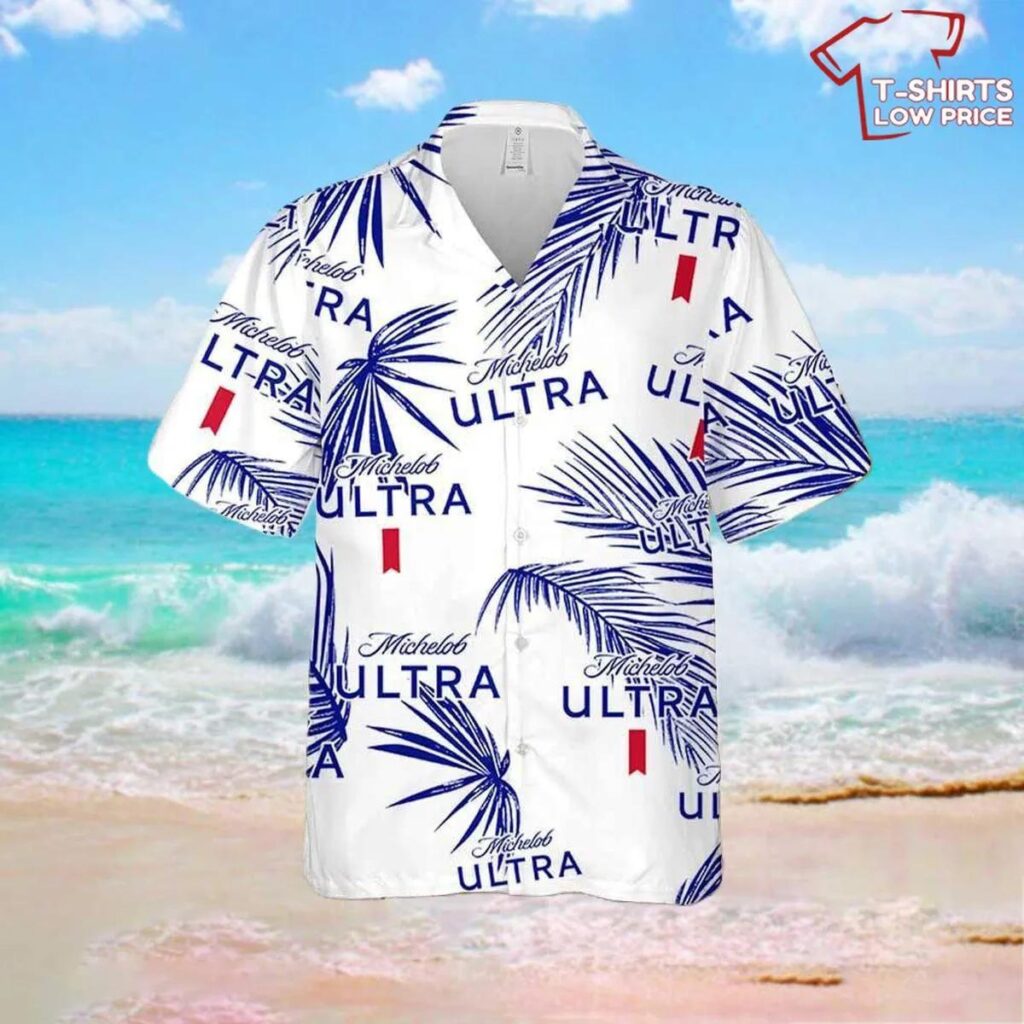 Michelob Ultra Beer Short Sleeve Hawaiian Shirt All Over Print - T ...