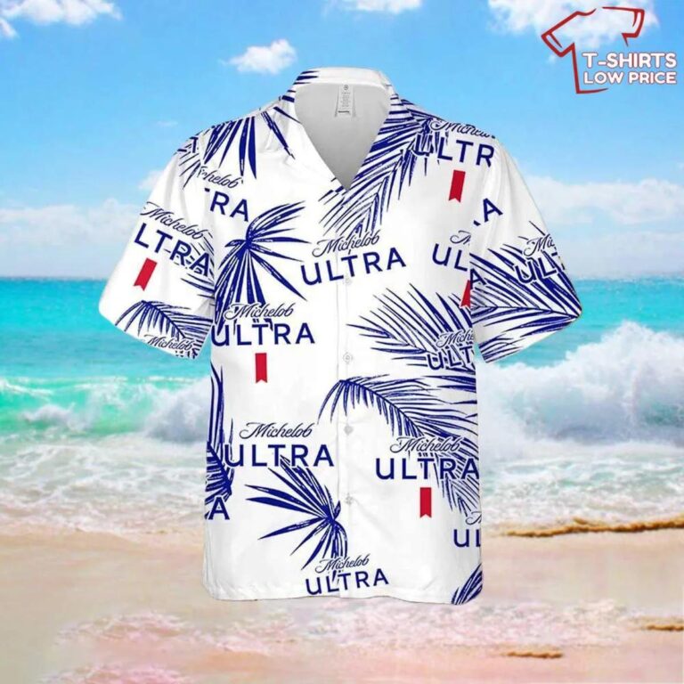 Michelob Ultra Beer Short Sleeve Hawaiian Shirt All Over Print - T ...