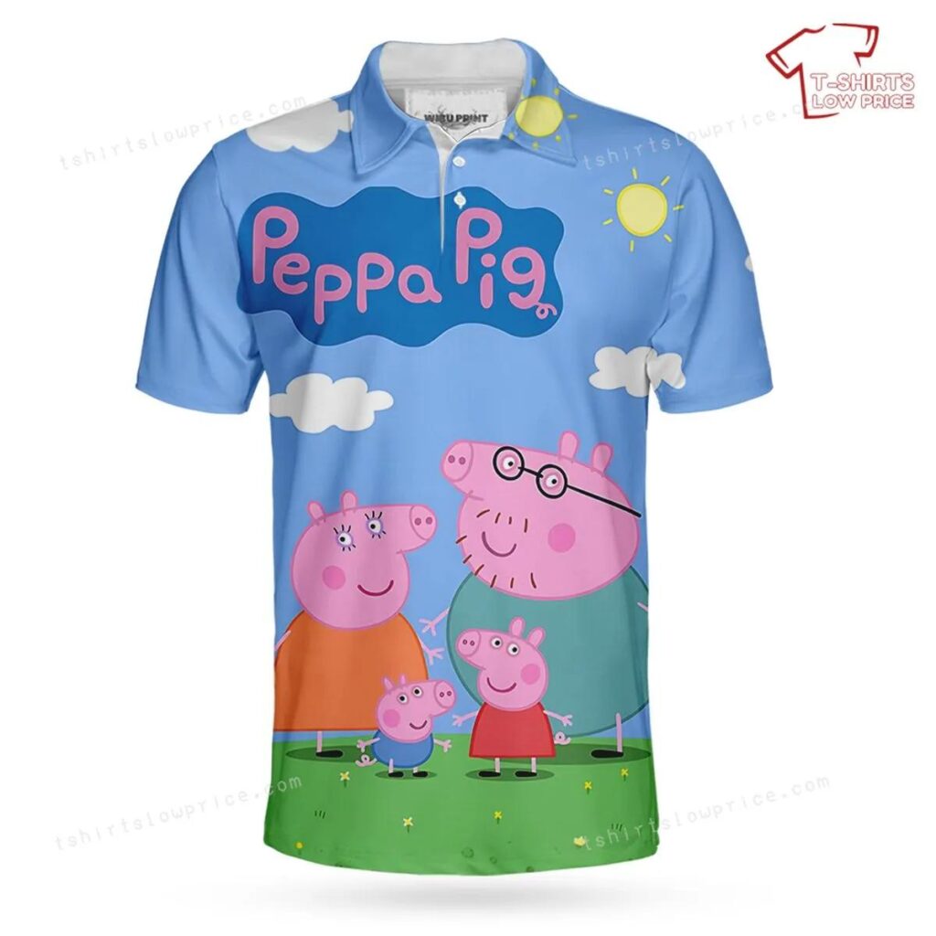 Peppa Pig Family Polo Shirt - T-shirts Low Price